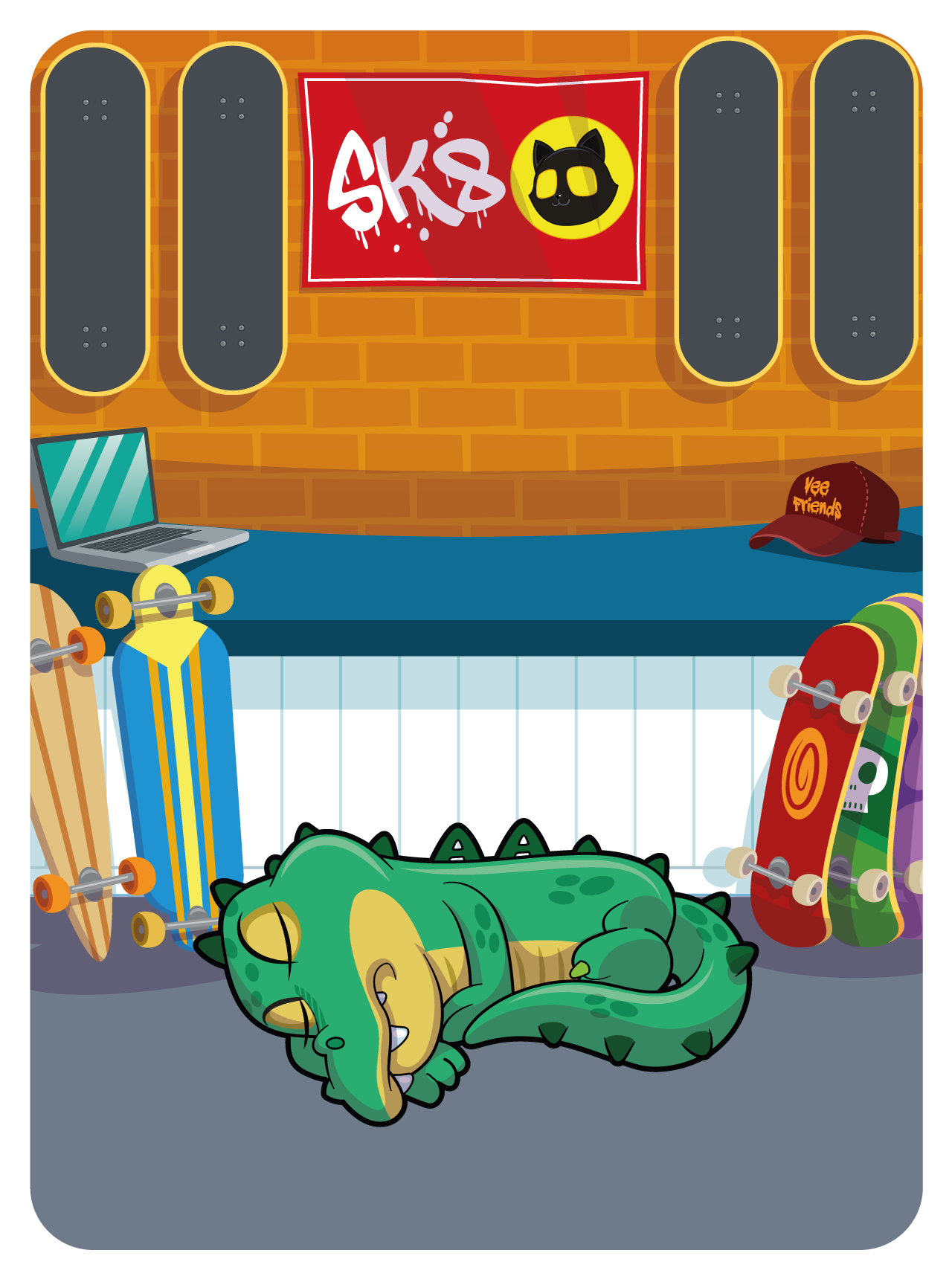 Alpha Alligator | VeeFriends.com