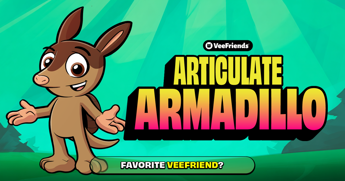 Articulate Armadillo | VeeFriends
