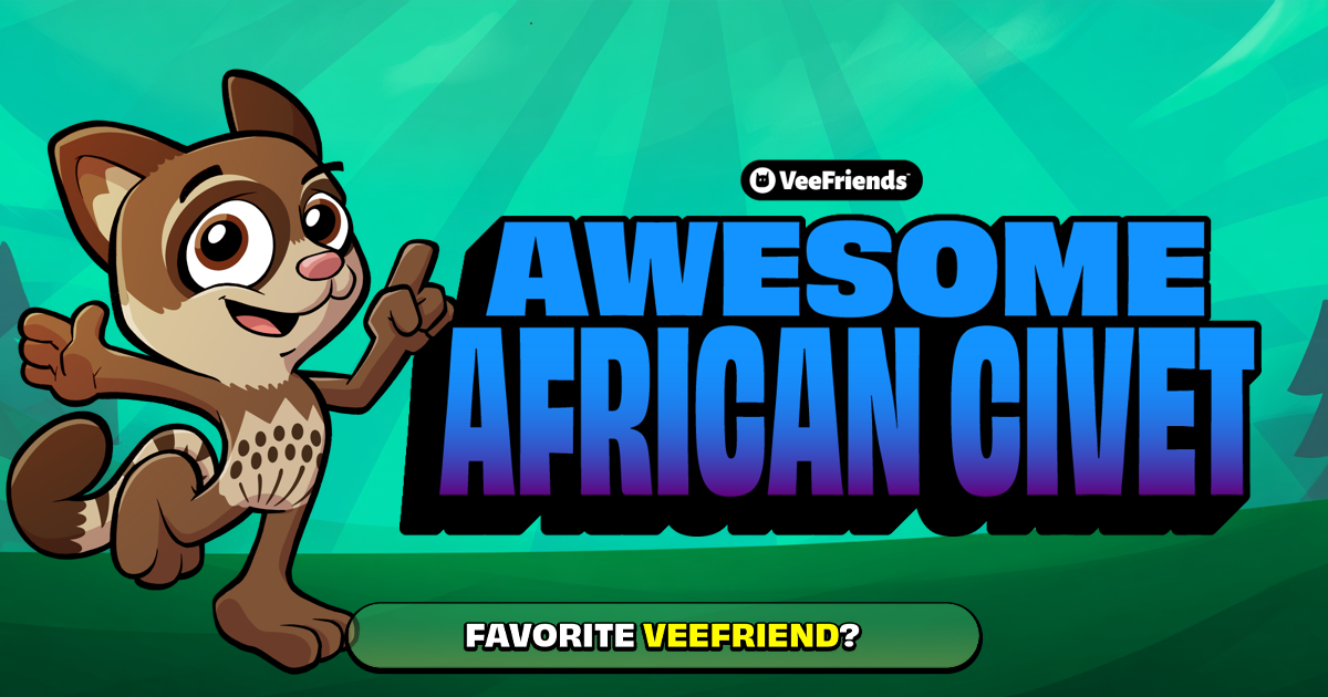 Awesome African Civet | VeeFriends