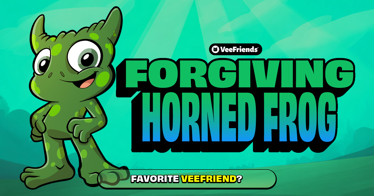 Forgiving Horned Frog | VeeFriends