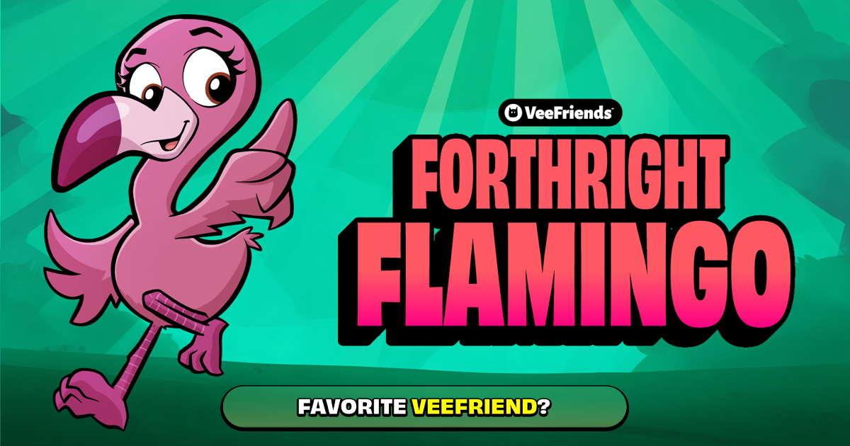 Forthright Flamingo | VeeFriends