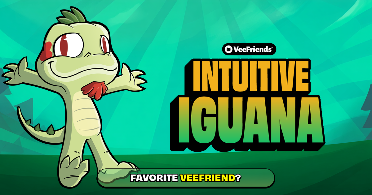 Intuitive Iguana | VeeFriends