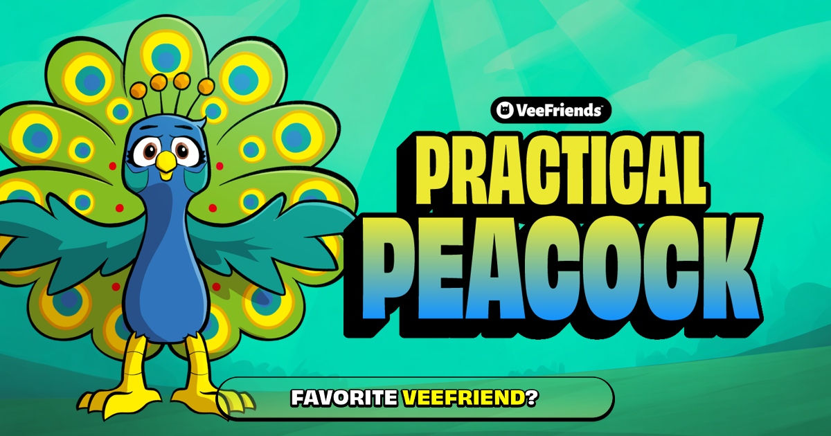 Practical Peacock | VeeFriends