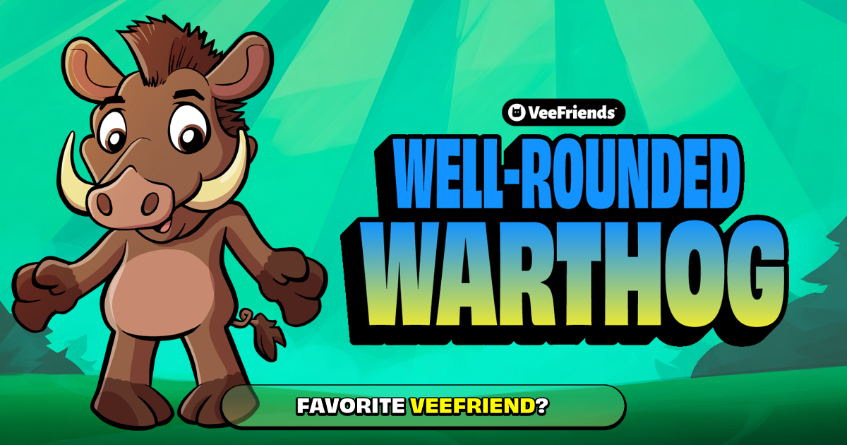 Well-Rounded Warthog | VeeFriends